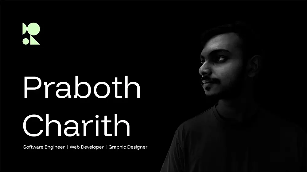 Full Stack Developer & Designer - Praboth Charith Portfolio